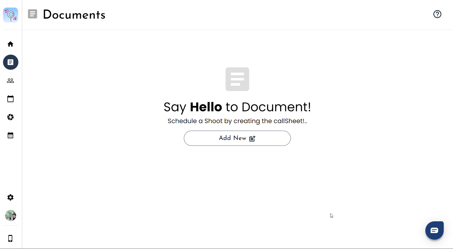 How to create a project in Studiovity. - StudioVity