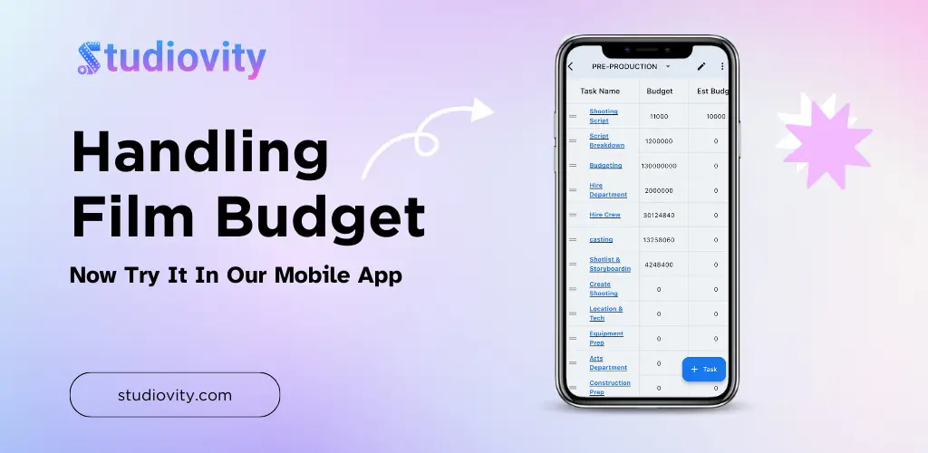 Handling Film Budgets: Free Template for Cash Flow and PO Logs - Studiovity