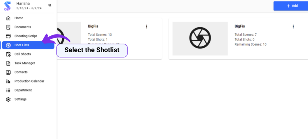 How to delete all the shots from the scenes in a shotlist? - Studiovity