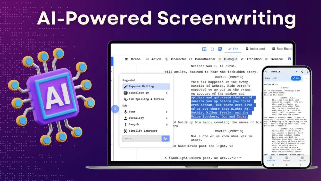 How Can AI Screenplay Writing Software Improve My Script? - Studiovity