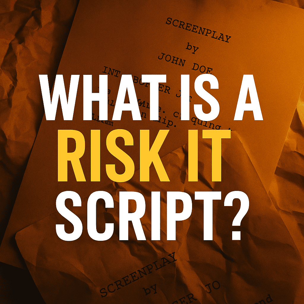 Risk It Script: The Bold Move That Can Launch Your Screenplay Career ...