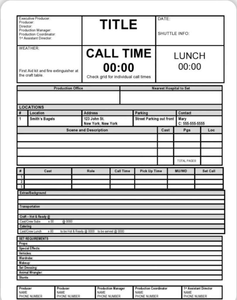 Importance of Daily Call Sheets: Why Studiovity is the Best Tool for ...