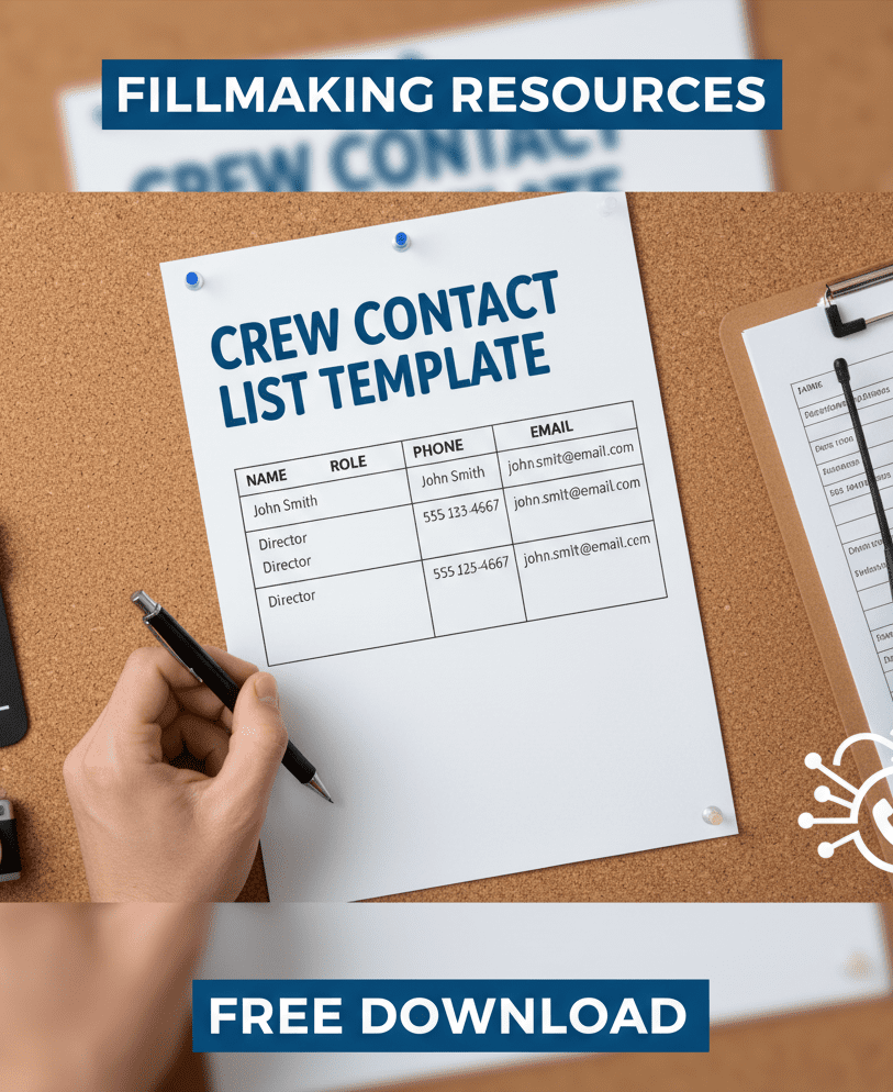 Film Production Crew Contact List Template Free Download – Organize ...
